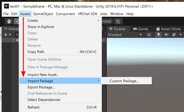 UnityのプロジェクトでThe the VRCSDK build was aborted～が表示されビルドできない、メニューのVRChat SDKにShow Control Panelが表示 ...